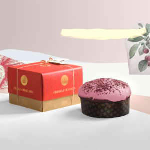 Panettone Gift Box Strawberries and Sicilian Cherries (Fiasconaro) (1kg ...